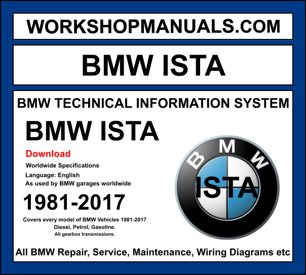 BMW ISTA Download - Official Dealer Workshop Software